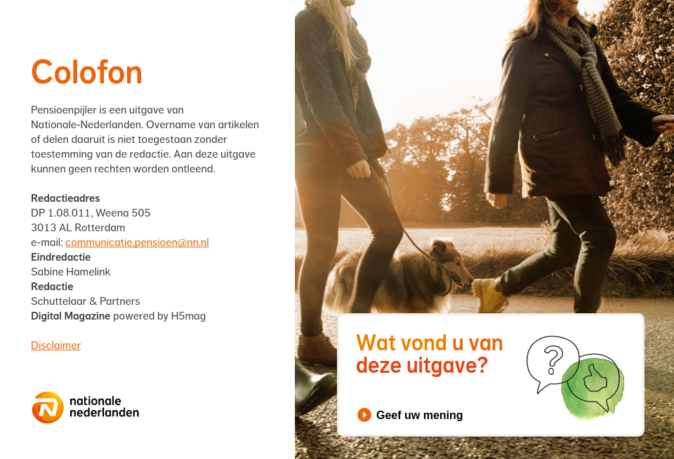 Colofon - Pensioenpijler December 2017